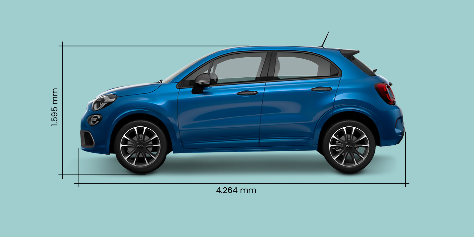Dimensioni e Specifiche Tecniche - Fiat 500x | Fiat